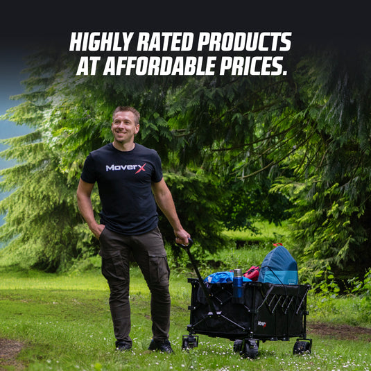 Premium Foldable Festival Trolleys, Camping & Gardening Carts – MoverX