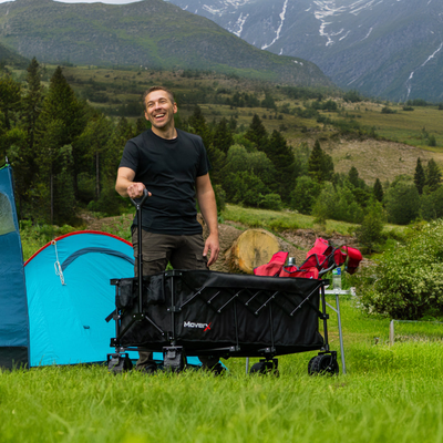 MoverX 300L Folding Camping Trolley Festival Wagon